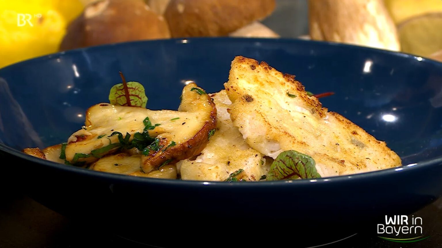 Zander mit Steinpilzen und Zitronen-Mangold - Andreas Geitl